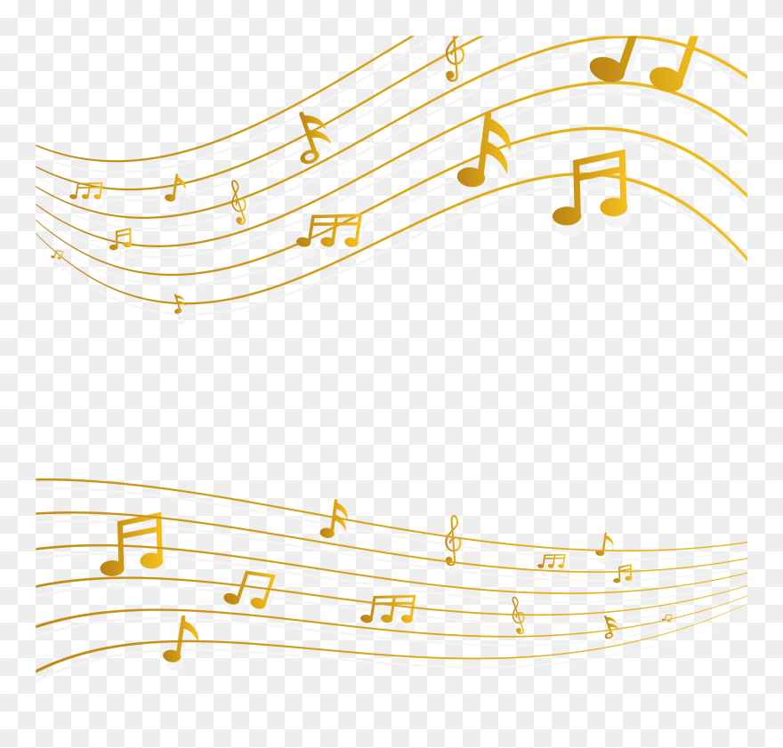Download Golden Music Note Png - Transparent Background Golden Music ...