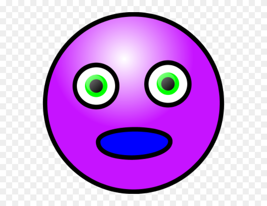 Download Emoticons Amazed Face - Purple Sad Face Clipart (#5531359 ...