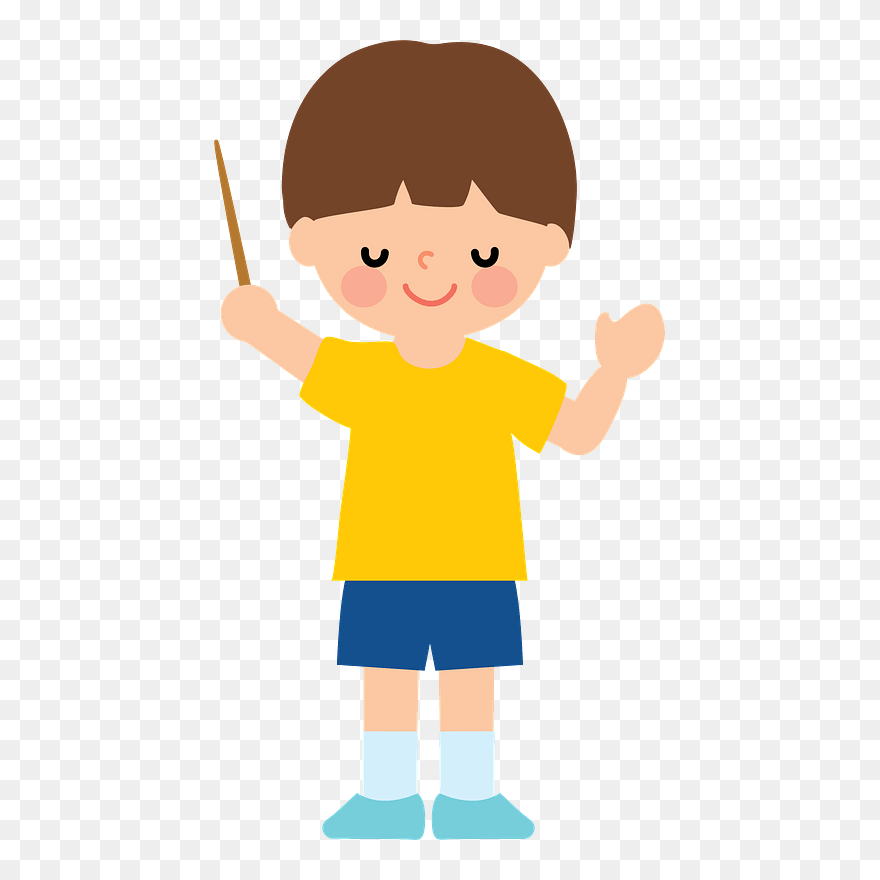 Download Child Boy Conductor Clipart - Kids Conduct Music Clipart - Png ...