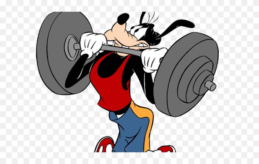 Download Olympic Games Clipart Weight Lifting , Png Download - Cartoon Character Lifting Weights ...