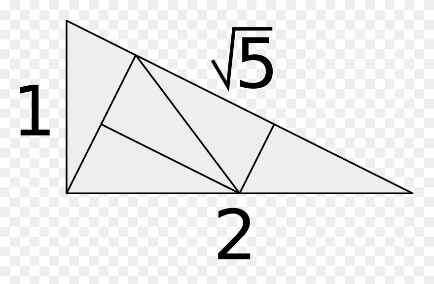 Download 1 2 Root 5 Triangle Clipart , Png Download - Triangle 1 2 Root ...