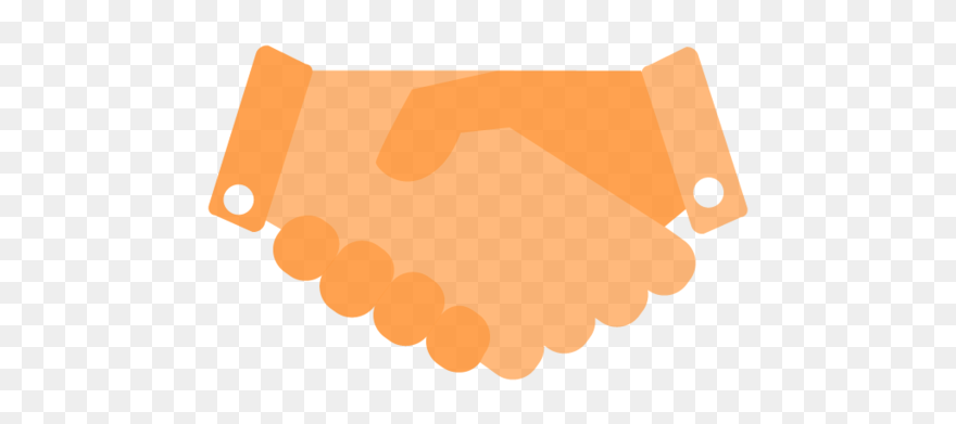 Download Image Shaking Hands - Orange Hands Shaking Clipart (#5539686 ...