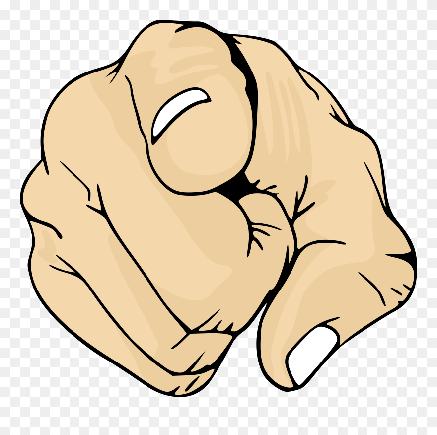 Download Finger Big Image Png - Emoji Finger Pointing At You Clipart ...