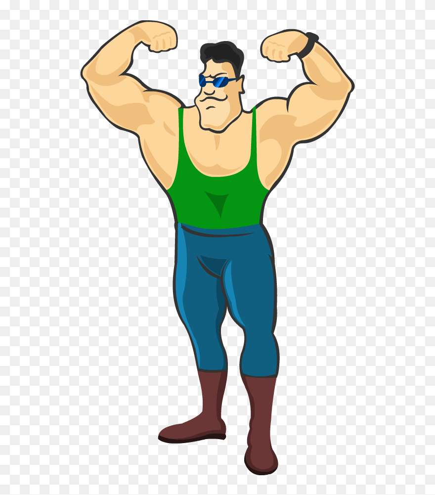 Download Strong Man Clipart - Png Download (#5541569) - PinClipart