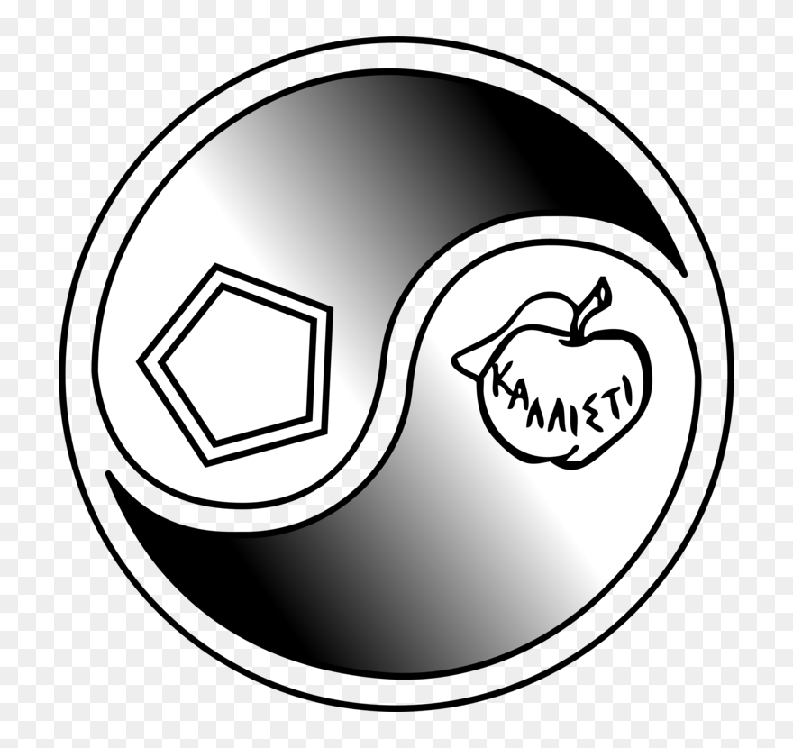 Line Art,area,monochrome Photography - Discordia Symbol Clipart ...