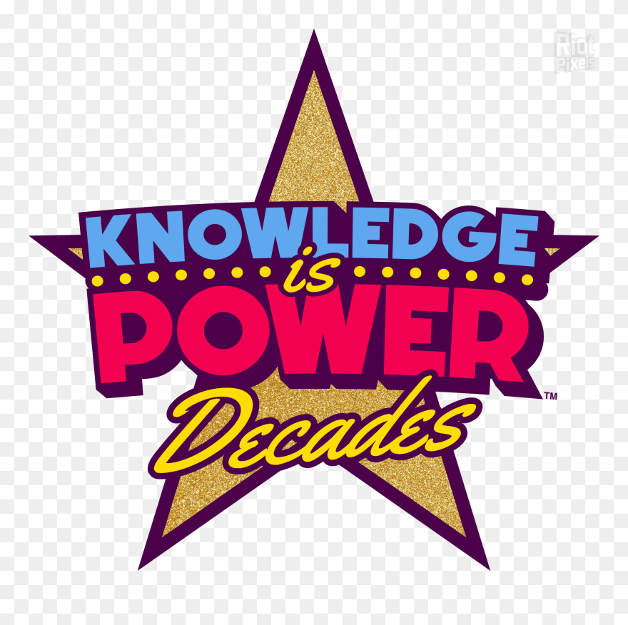 Download Knowledge Is Power Decades Logo Clipart (#5542748) - PinClipart
