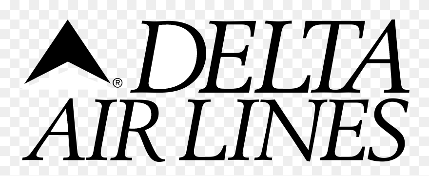 Download Delta Airlines 4 Logo Black And White - Delta Air Lines ...