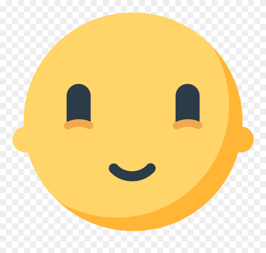 Download File - Fxemoji U263b - Svg - Slightly Smiling Smiling Face ...