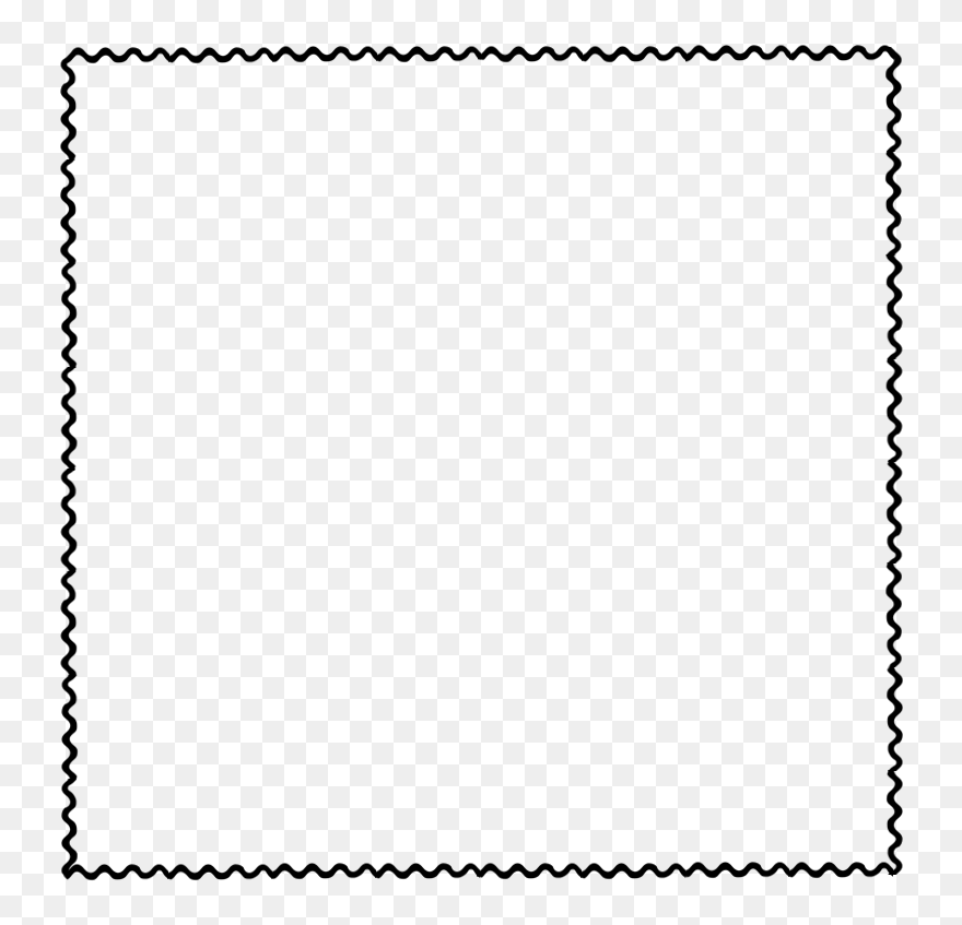 Download Squiggle Border - Clipart Best - Line Art - Png Download (#5547810) - PinClipart
