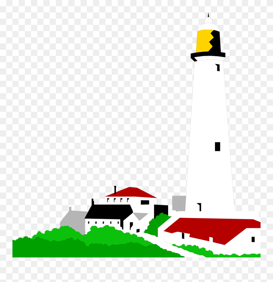 Lighthouse Clipart Border, Lighthouse Border Transparent - Illustration ...
