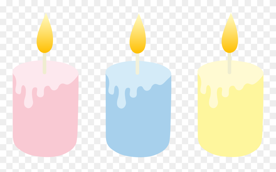 Birthday Candles Clipart Large - Free Candle Clip Art - Png Download ...