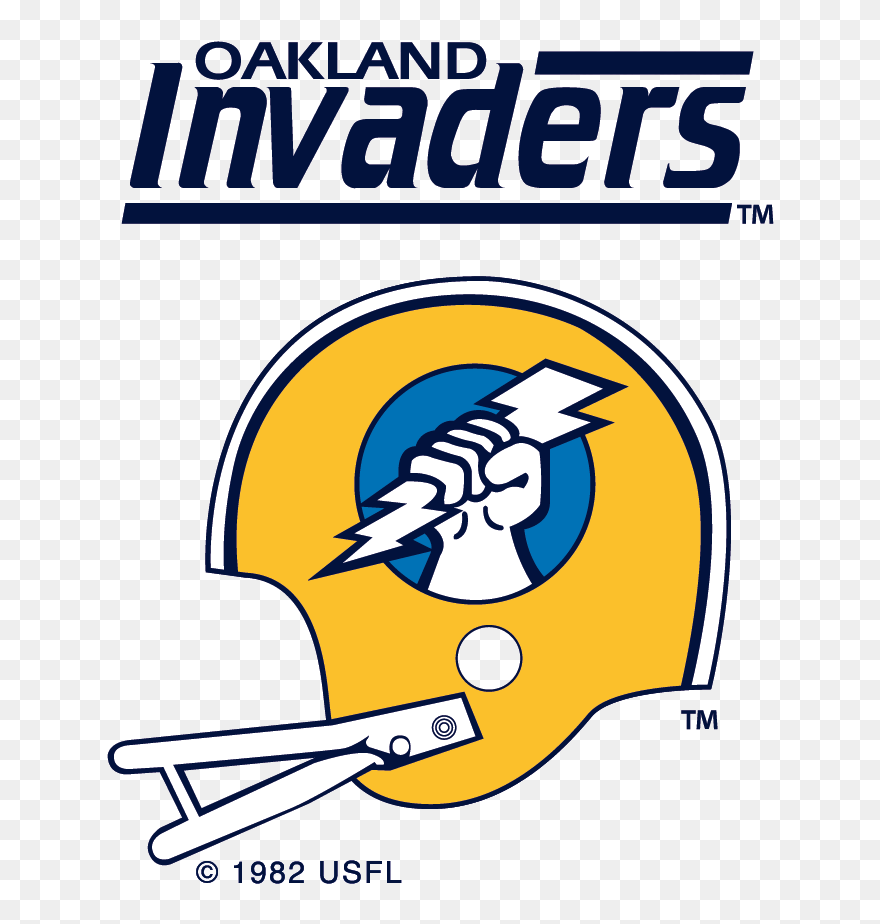 Oakland Invaders Usfl Logo Clipart (#5550501) - PinClipart