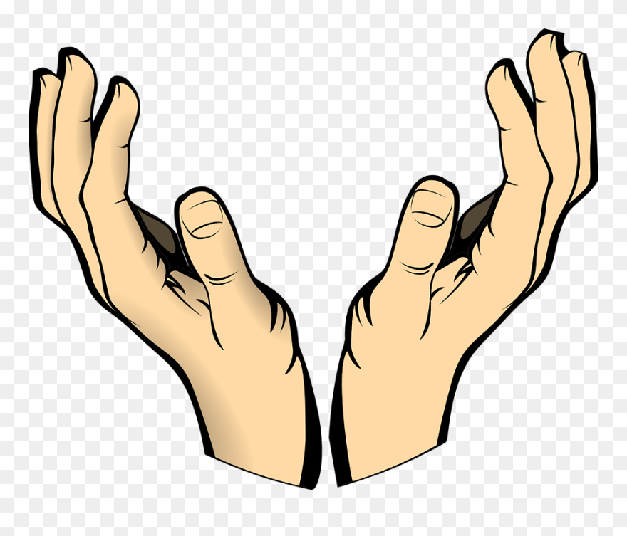 Download Outstretched Hand Clipart - Png Download (#5555374) - PinClipart