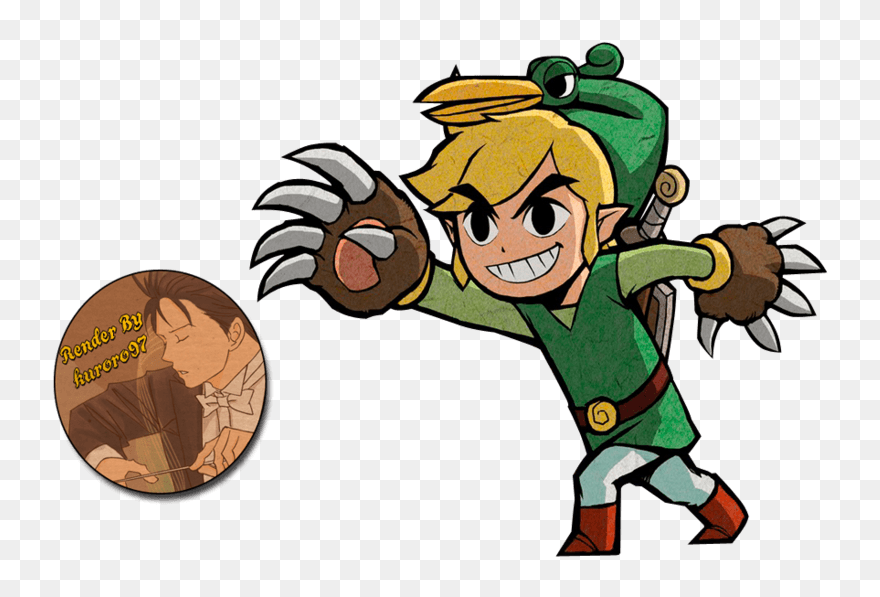 Download Link Clip Art - Link The Legend Of Zelda The Minish Cap - Png ...