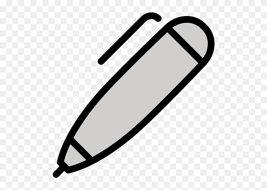 Pen Emoji Clipart - Png Download (#5556387) - PinClipart