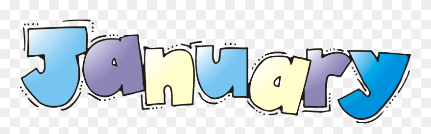 January Clip Art - January Clipart Transparent Background - Png ...