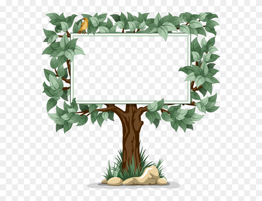 Download Tree Border Design Clipart - Png Download (#5558175) - PinClipart