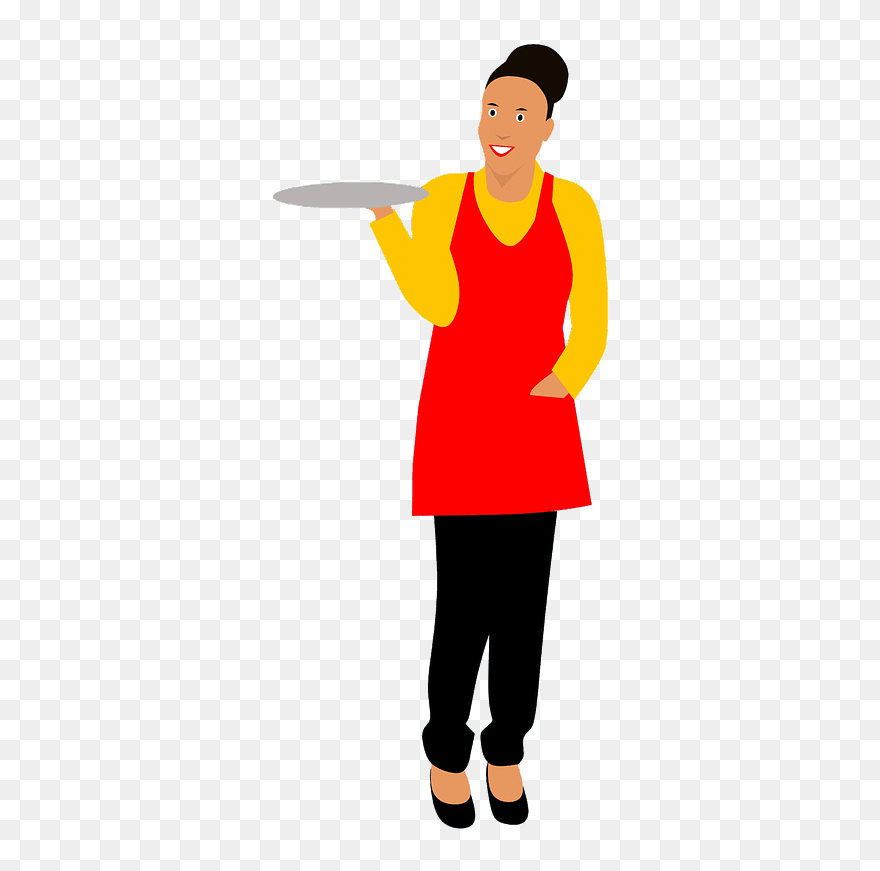 Waitress Clipart - Png Download (#5558930) - PinClipart