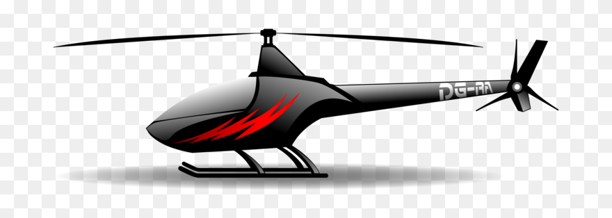Radio Controlled Rotor - Helicopter Transparent Design Clipart ...