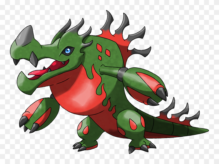 Swamp Clipart Crocodile Swamp - Pokémon Pyrodile - Png Download ...