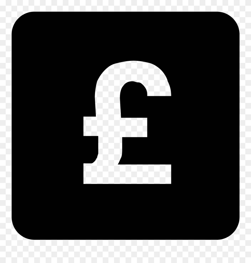 Vector Coin Pound - Pound Png White Clipart (#5565293) - PinClipart