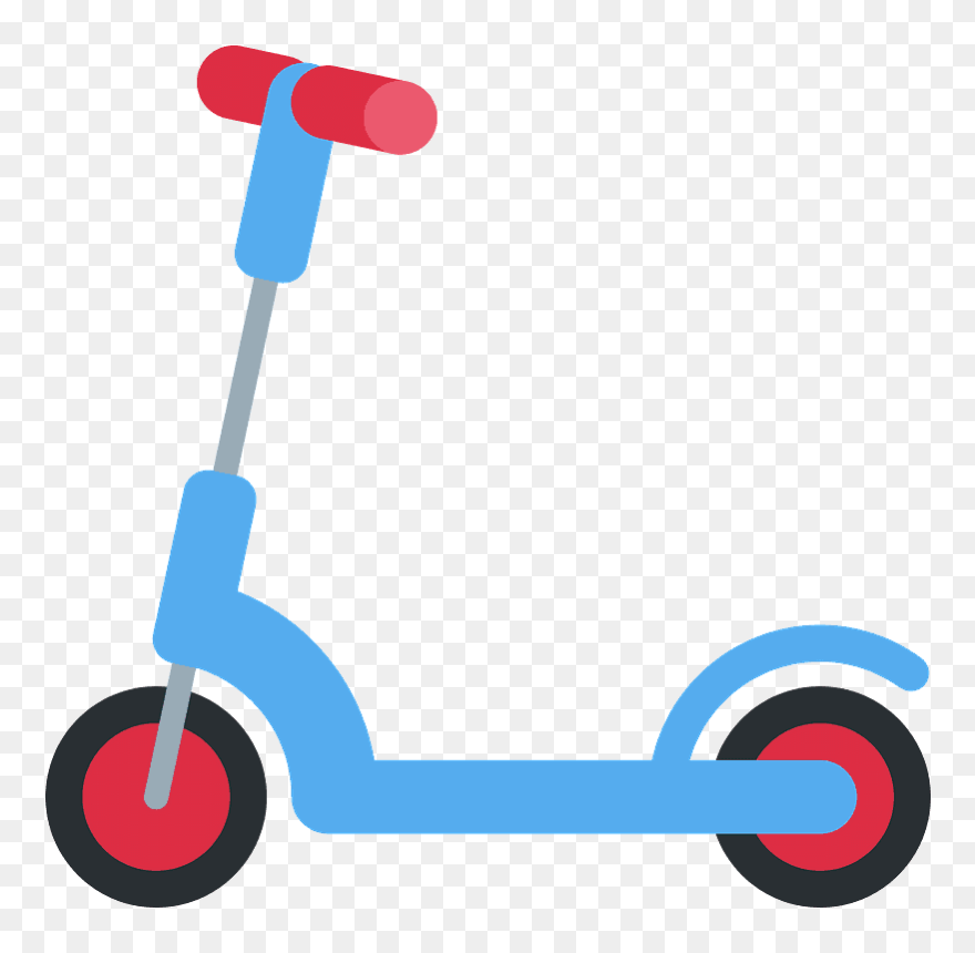 Kick Scooter Emoji Clipart - Scooter Emoji - Png Download (#5567863 ...