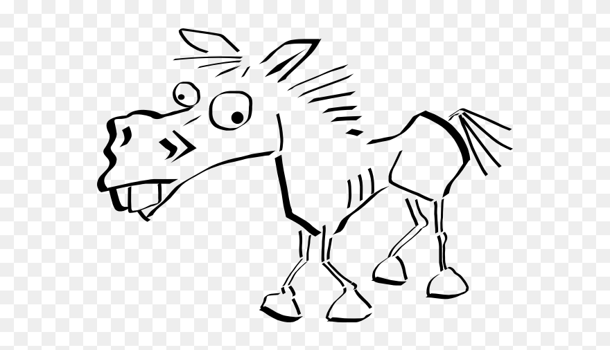 Download Crazy Horse - Crazy Horse Drawing Clipart (#5567974) - PinClipart