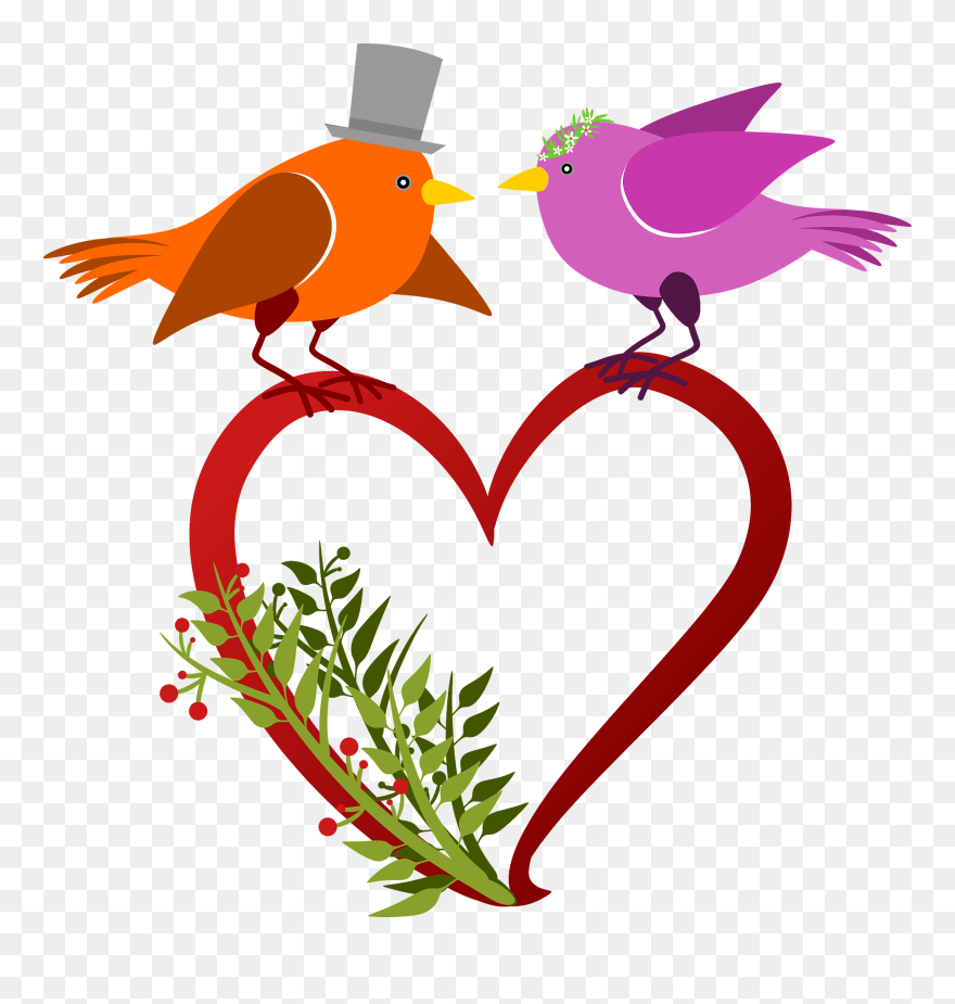 Wedding Birds Clipart (#5568384) - PinClipart