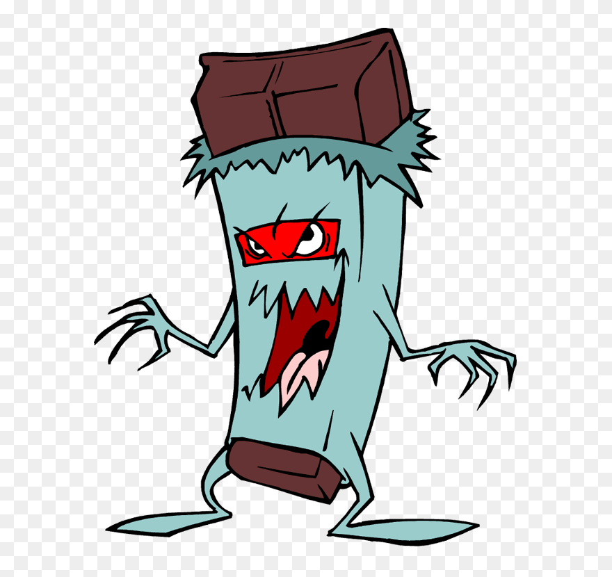 Candy Monster Clipart , Png Download - Evil Candy Bar Transparent Png ...