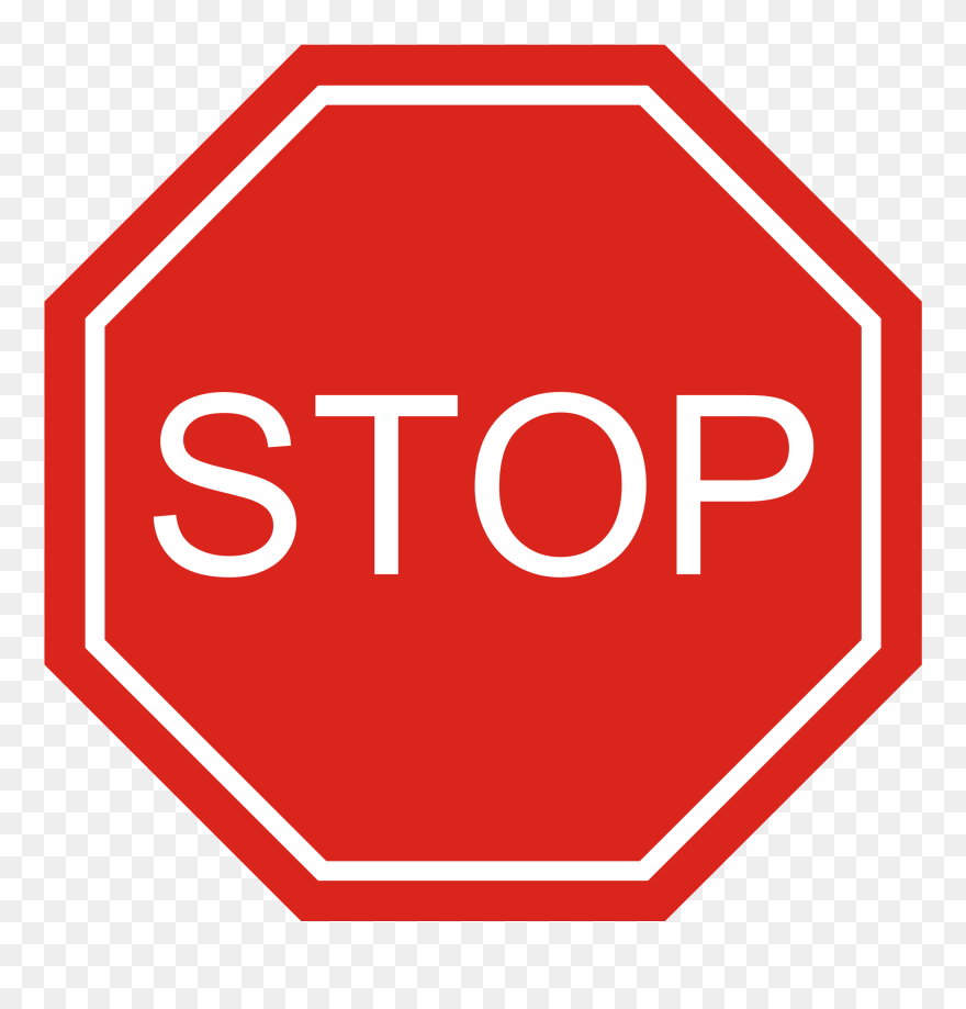 Stop Sign Clip Art - Png Download (#5573926) - PinClipart