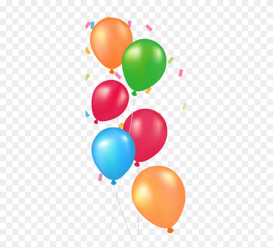 Balloon Clip Art - Schedule Of Event Birthday Party - Png Download ...