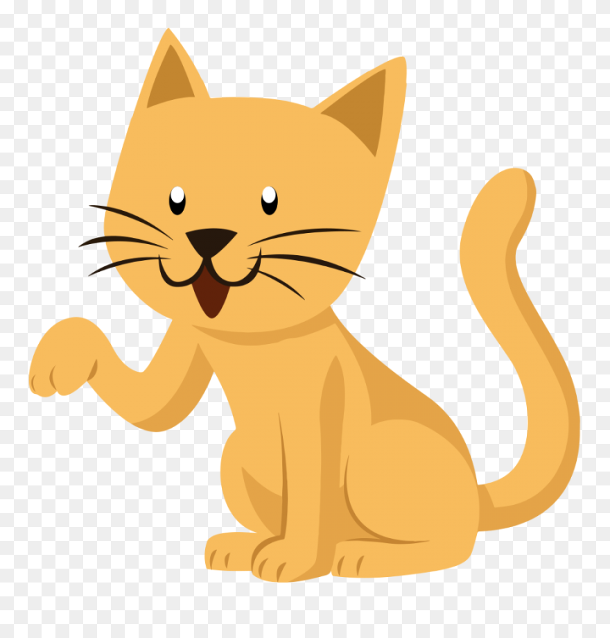 Transparent Cats Clipart Png - Cartoon Cat Transparent Background ...
