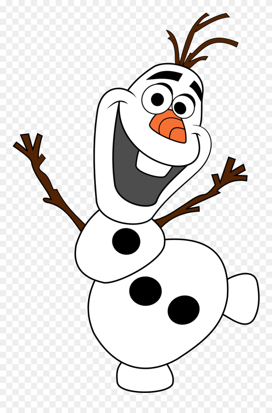 Download Sad Clipart Snowman - Olaf Frozen Cartoon - Png Download ...
