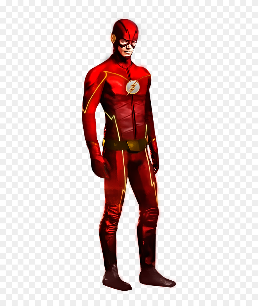 The Flash [cw] - Wally West Flash Red Suit Clipart (#5586137) - PinClipart