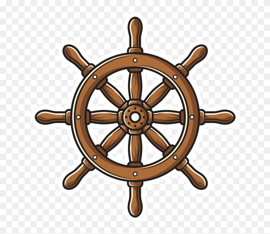 Download Transparent Ship Wheel Png - Emblem Clipart (#5592916 ...