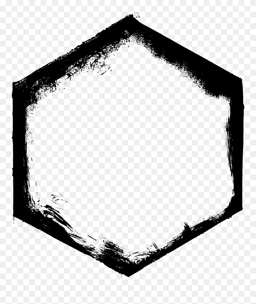 Hexagon Clipart Hexagon Frame, Hexagon Hexagon Frame - Transparent ...