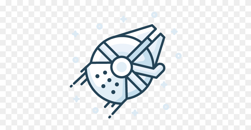 Millennium Falcon Clipart - Png Download (#5594925) - PinClipart