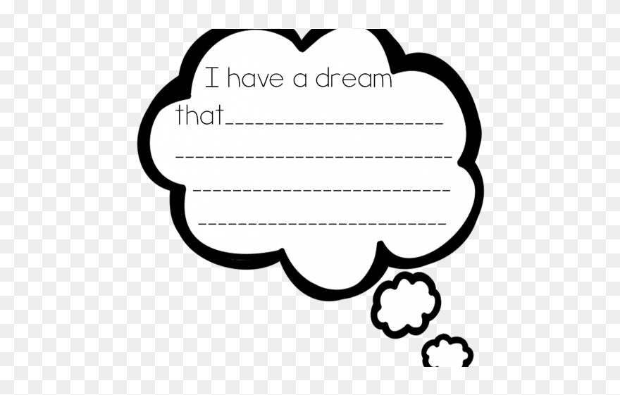 Have A Dream Print Out Clipart (#5595003) - PinClipart