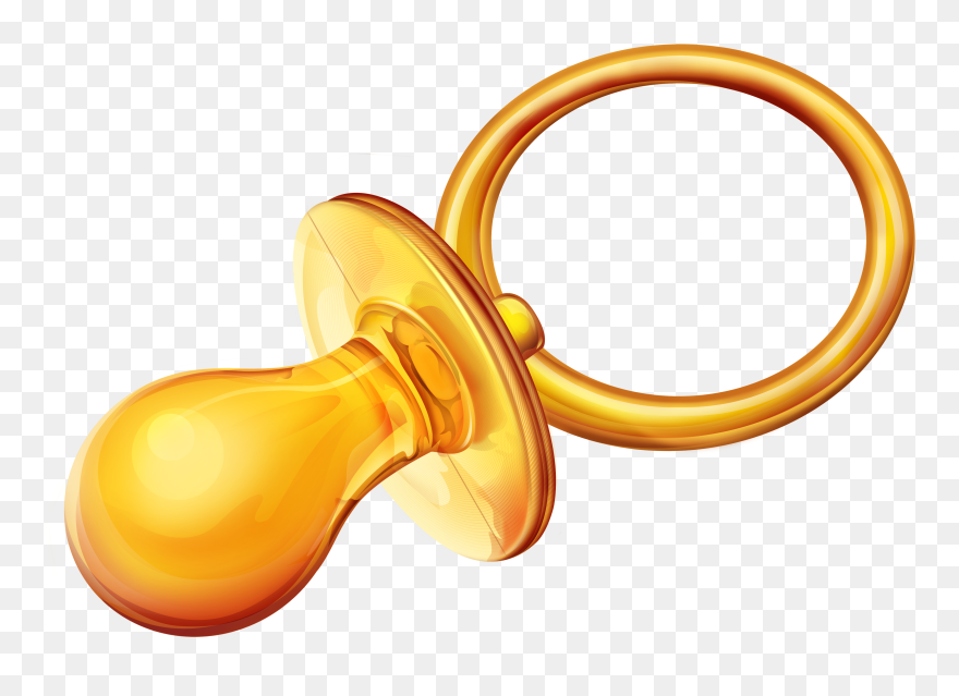 Download Pacifier Png - Gold Pacifier Png Clipart Transparent Png ...