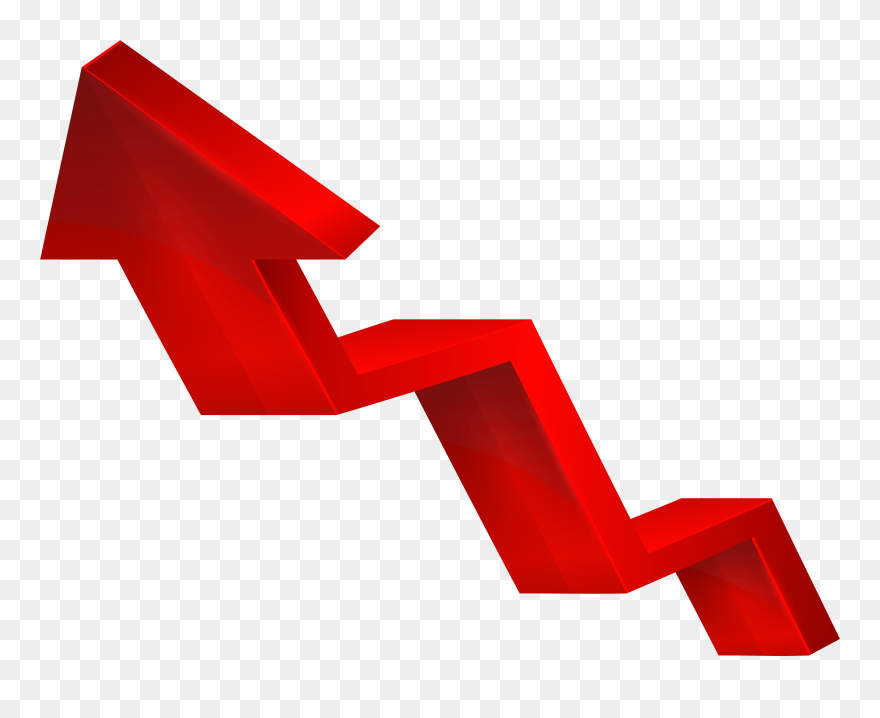Increase Arrow Red Transparent Png Clip Art Image (#5598907) - PinClipart
