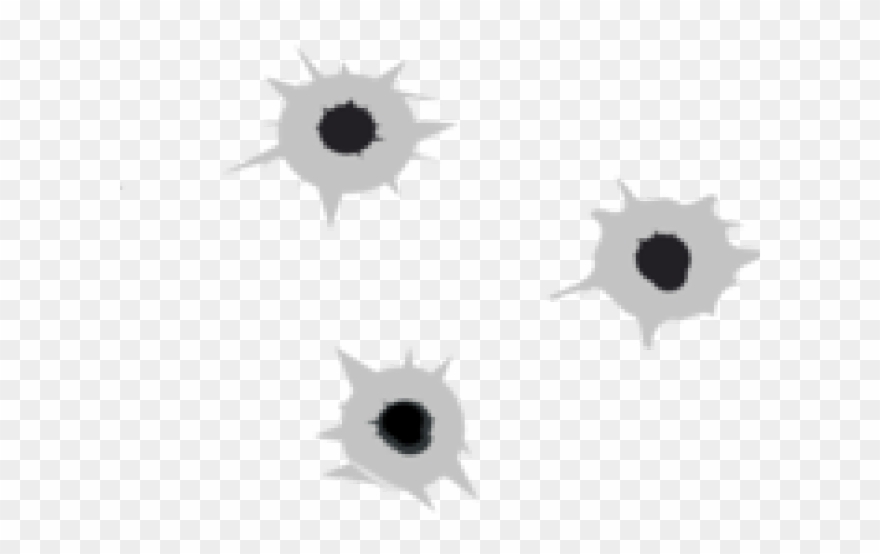 Download Gunshot Clipart Gun Shot - Bullet Holes Sticker - Png Download ...