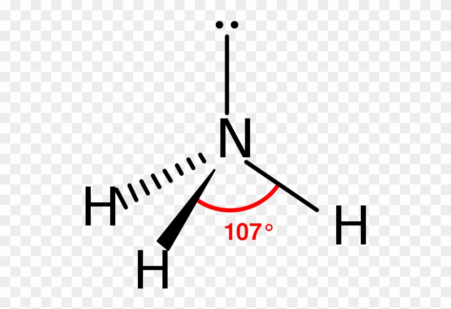 Molecular Shape Of Ammonia Clipart (#565801) - PinClipart