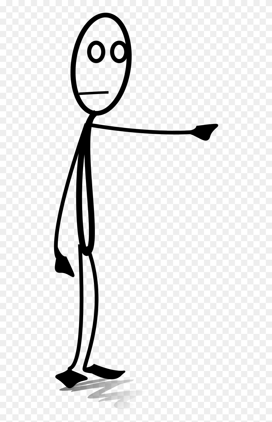 Stick Figure Pointing Clipart (#5600172) - PinClipart