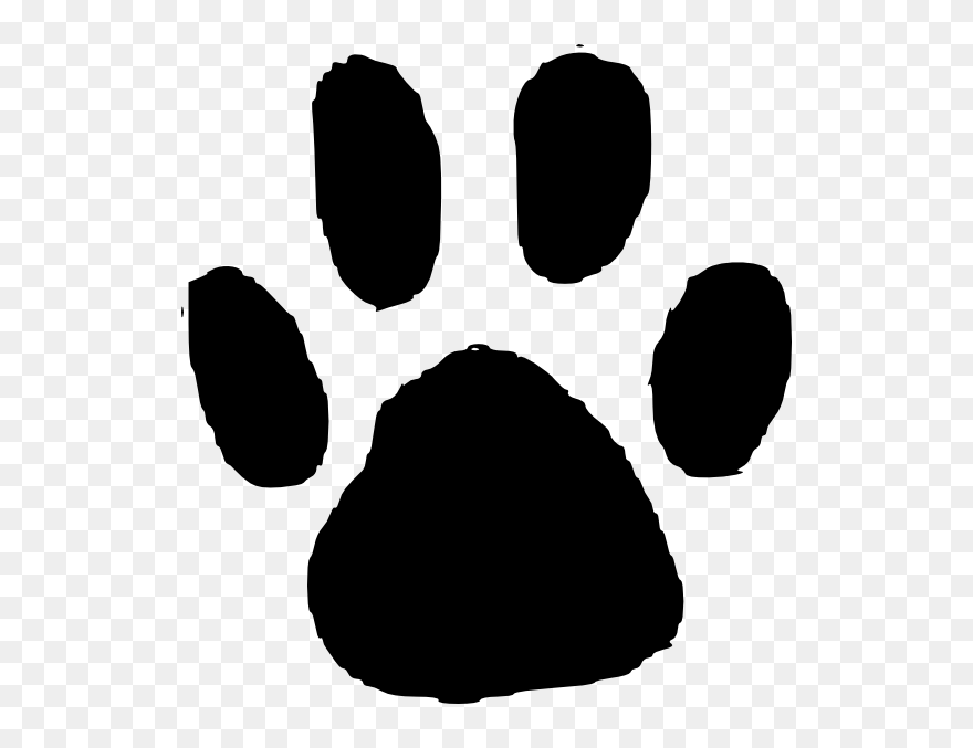 Dog Animal Track Footprint Paw Clip Art - Animal Footprint Clipart ...