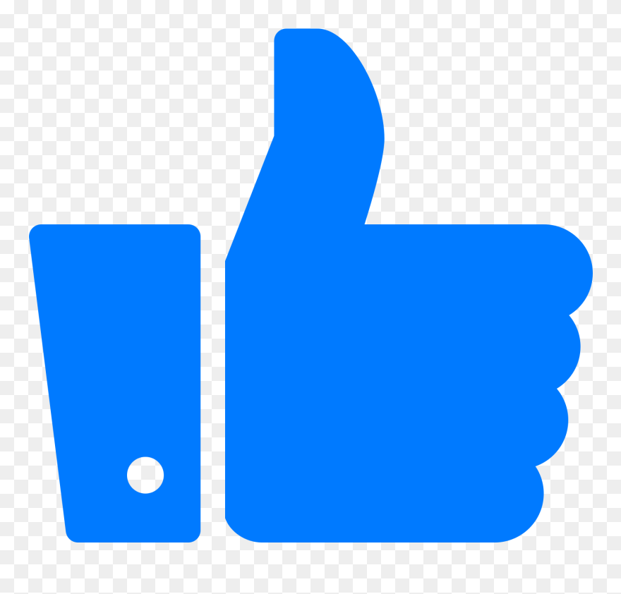 Thumb Tack Clipart Blue - Blue Like Button Png Transparent Png ...