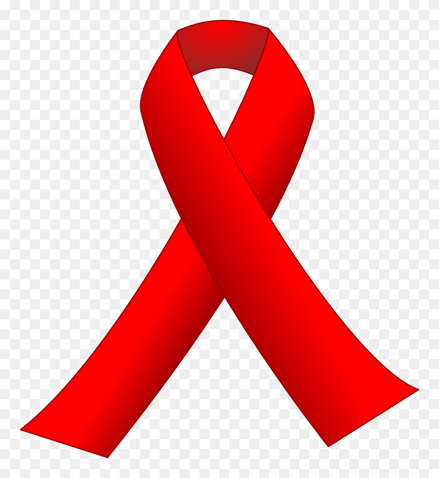 Red Awareness Ribbon - Clip Art Red Ribbon - Png Download (#5603118 ...