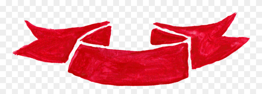 Download Watercolor Vector Ribbons Transparent - Watercolor Red Ribbon ...