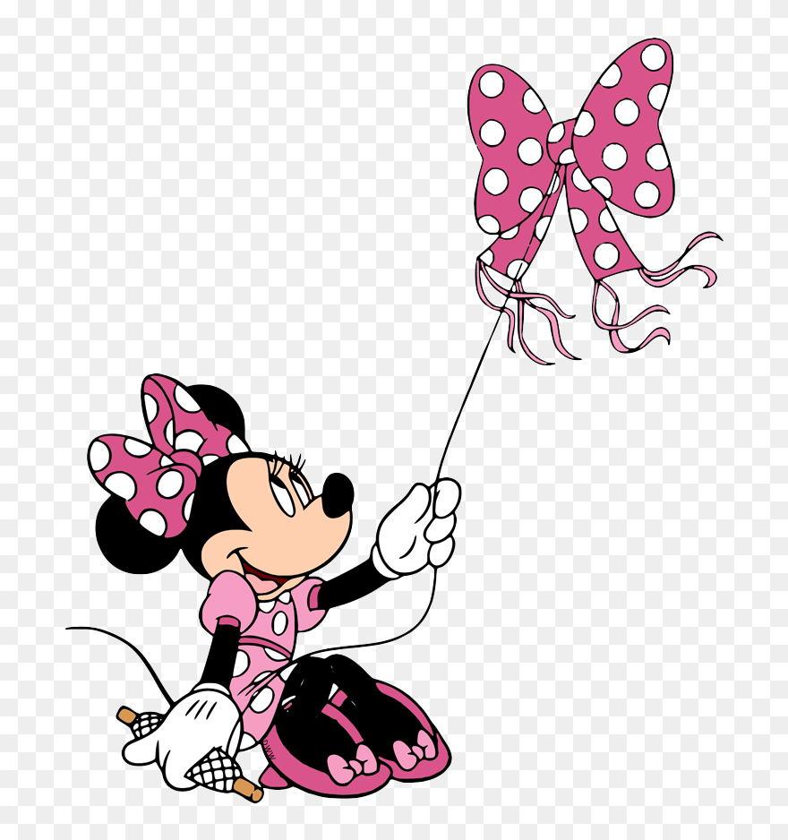 Minnie Mouse Flying Kite Clipart (#5611981) - PinClipart