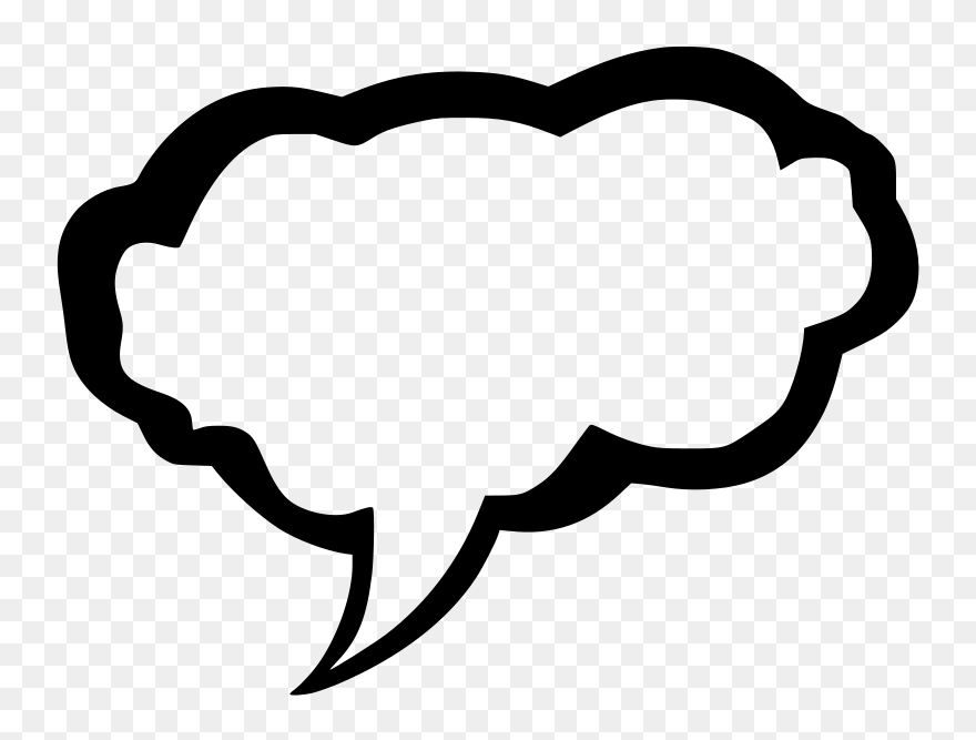 Speech 8 - Cartoon Talking Cloud Clipart (#5613441) - PinClipart