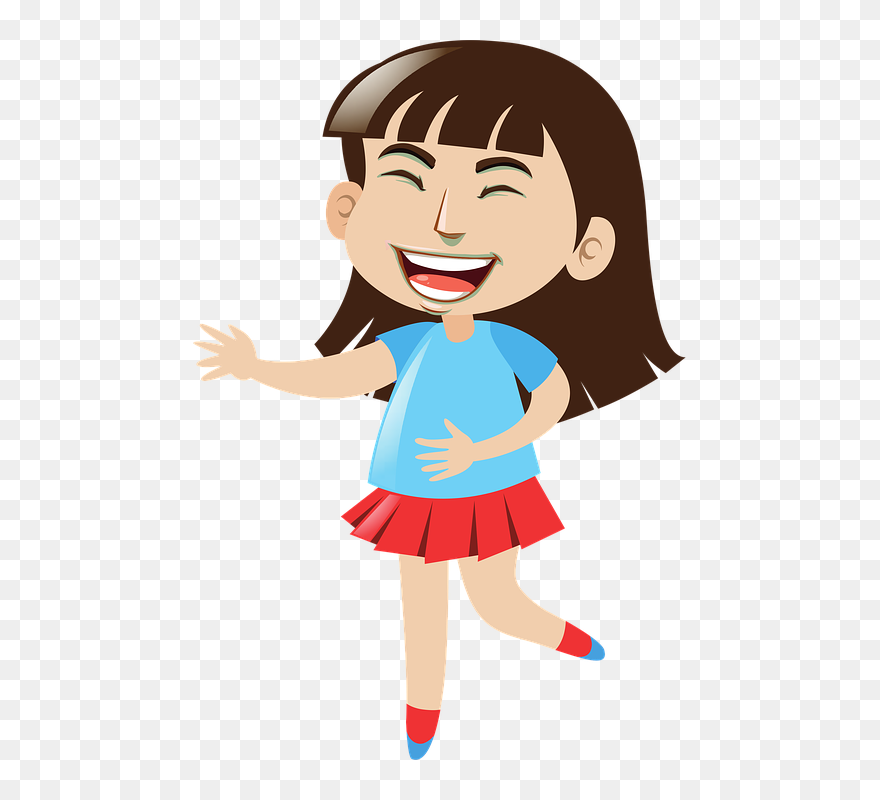 Download Quantity And Quality Matters - Happy Girl Cartoon Png Clipart ...